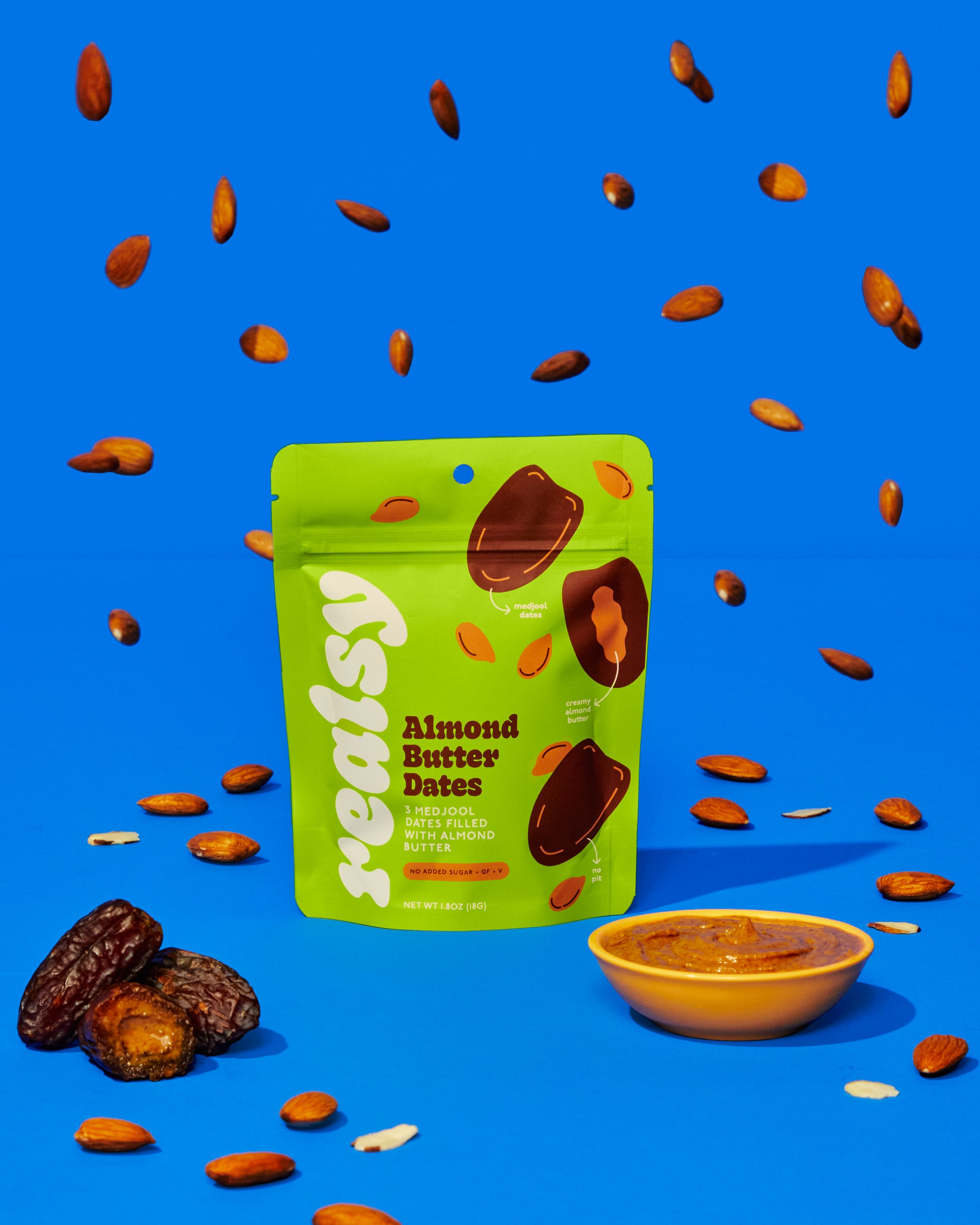 Almond Butter Dates (10 pack) | Snack Packs – realsy